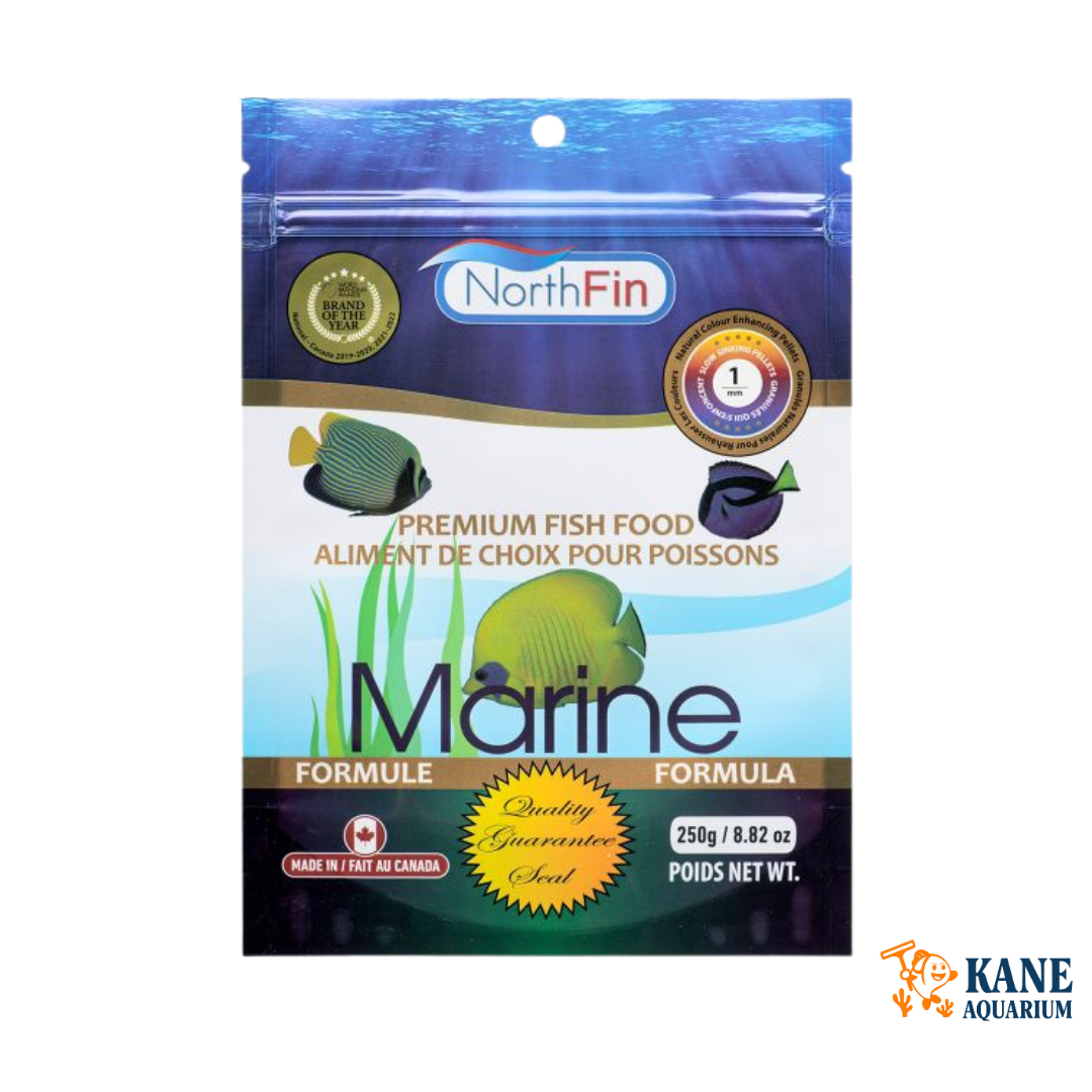 NorthFin Marine Formula - 1 mm Sinking Pellets - 250 g – Kane Aquarium